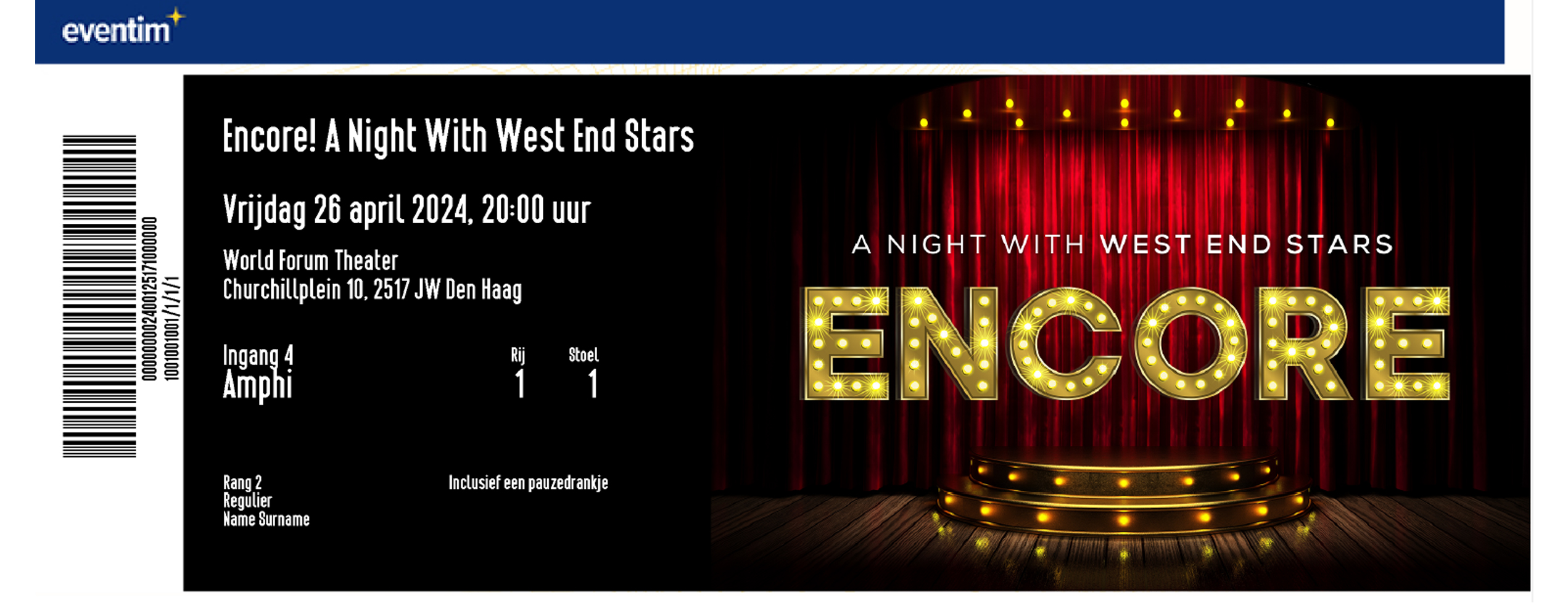Encore! A Night With West End Stars - Tickets - Eventim