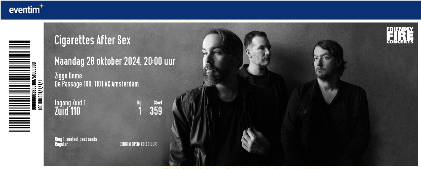 Tickets voor Cigarettes After Sex bestel je bij Eventim.nl - Dé online ...
